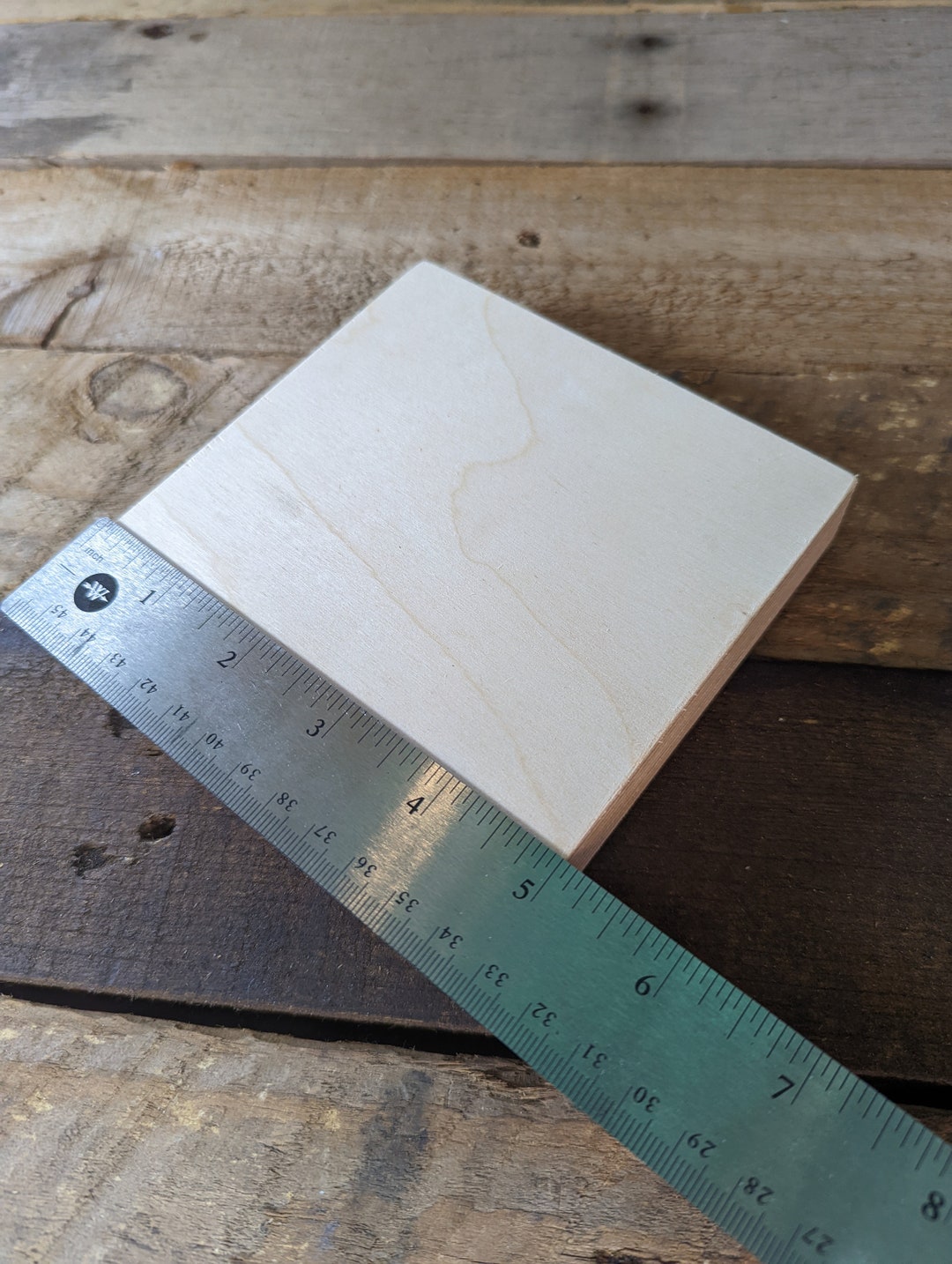 5" Wood Square Plaques, BALTIC BIRCH - Wooden Squares, Blank Squares ...