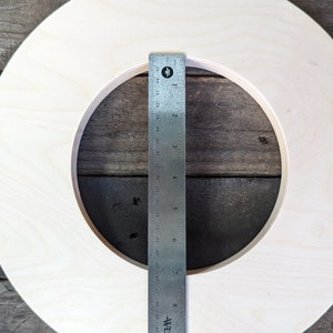 13" Wood Circle Disc With 7" Center Hole, BALTIC BIRCH Wooden Circles ...