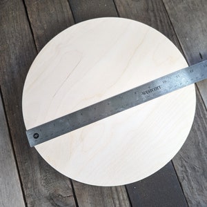 12" Baltic Birch Wood Circle, Unfinished Plaque, DIY Craft Supply - Etsy