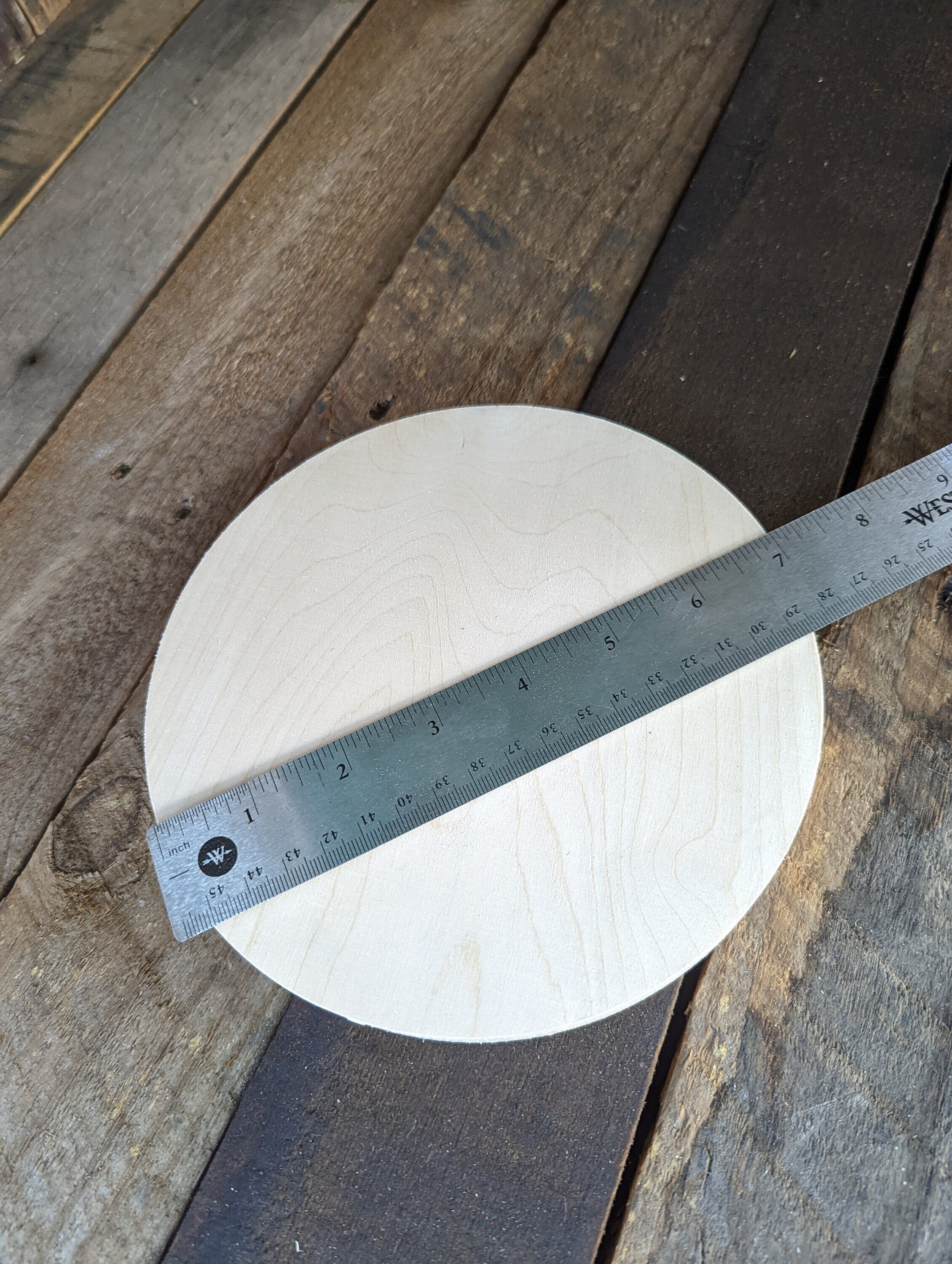 7" Wood Circle Disc Plaques, BALTIC BIRCH Wooden Circles, Blank Circles ...