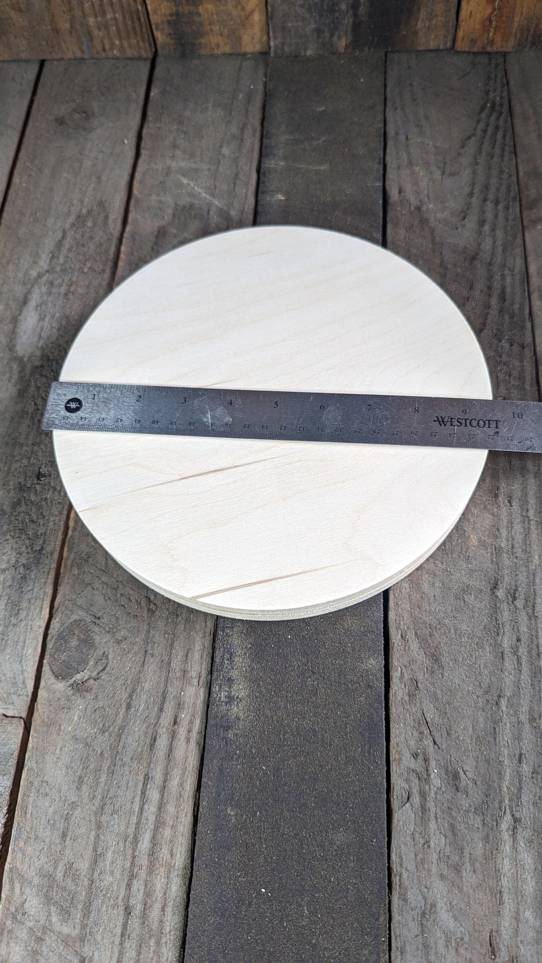 9.5" Wood Circle Disc Plaques, BALTIC BIRCH Wooden Circles, Blank ...