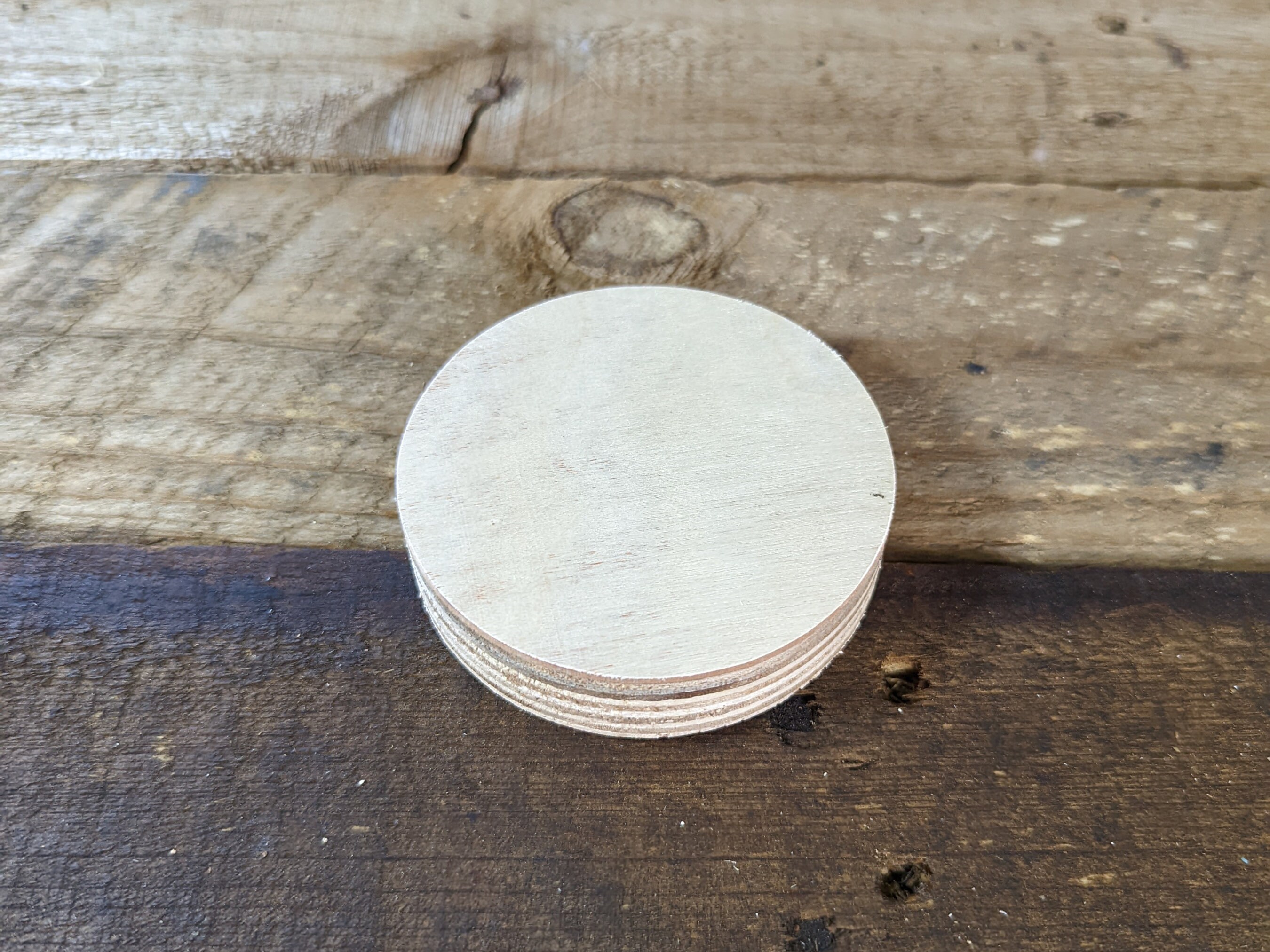 3.5 3 1/2 Wood Circle Disc Plaques BALTIC BIRCH - Etsy