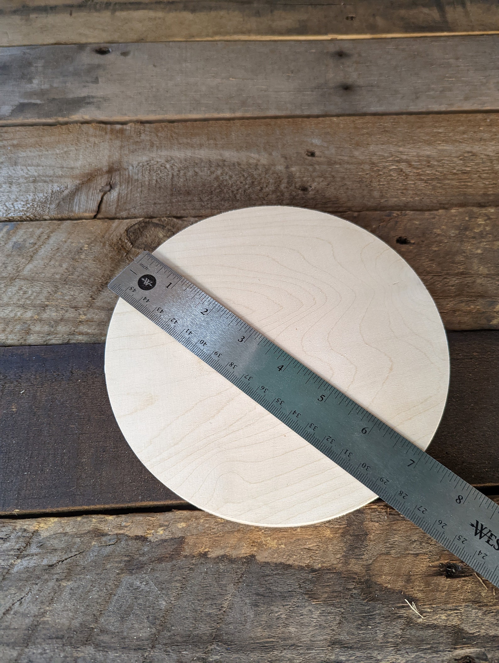 7" Wood Circle Disc Plaques, BALTIC BIRCH Wooden Circles, Blank Circles ...