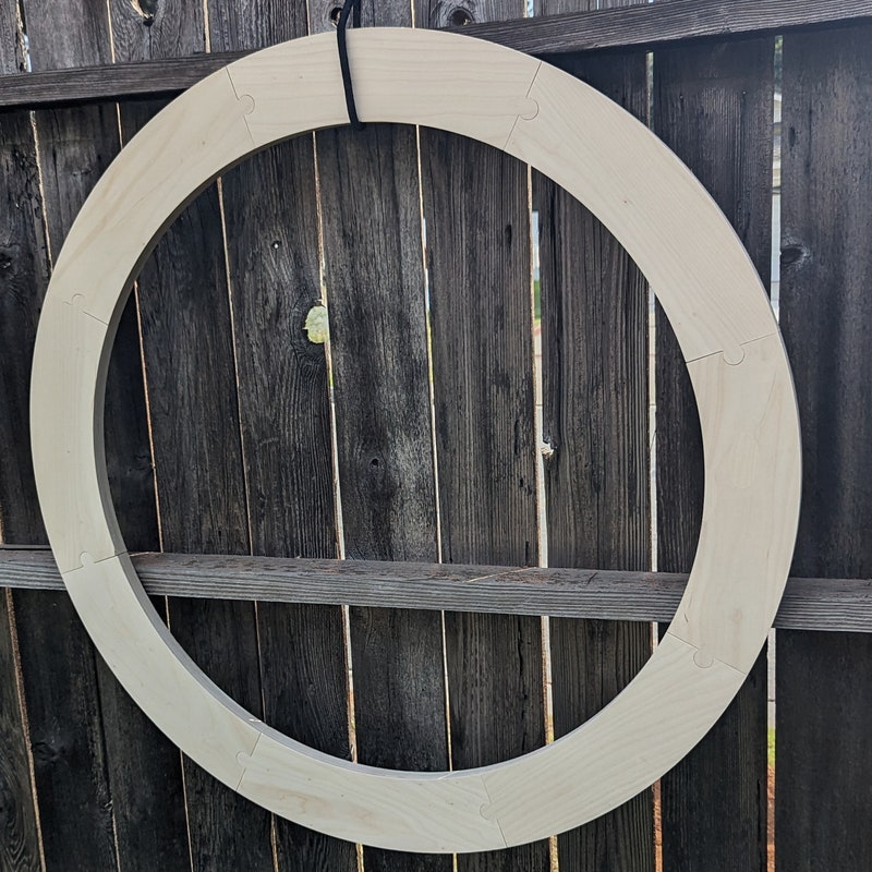 Wooden Round Donut - Etsy