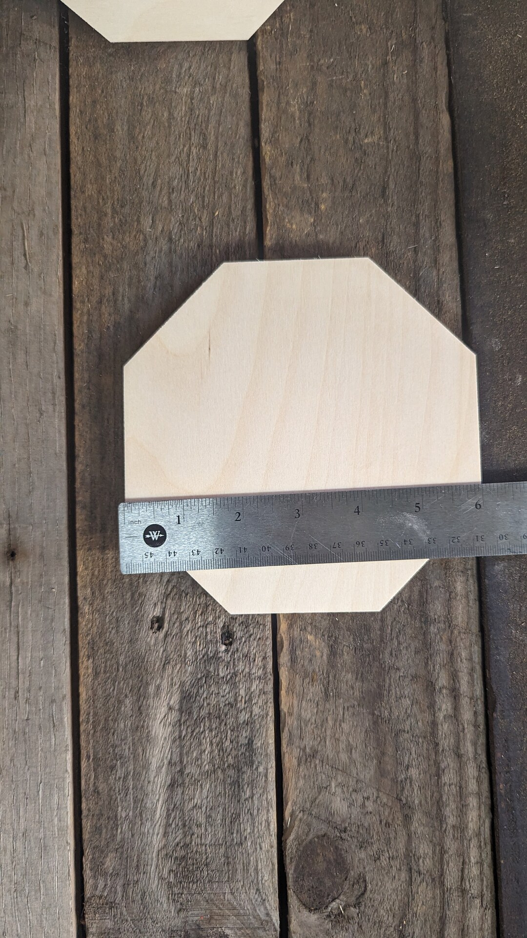 6" Wood Octagon Plaques, BALTIC BIRCH Wooden Eight Sided Shape, Blank ...