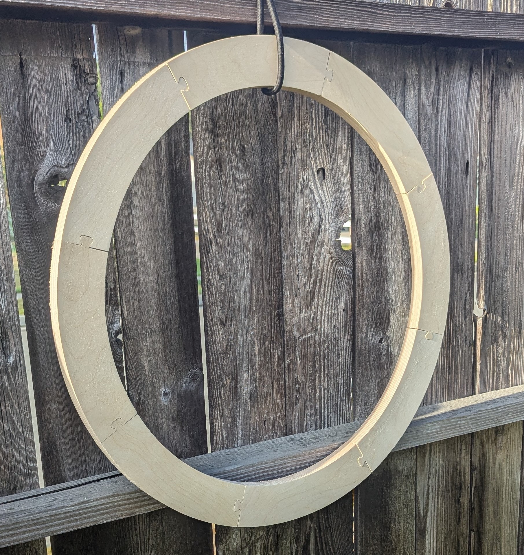 27" Wood Circle Ring With 22" Center Hole, BALTIC BIRCH Wooden Circles ...