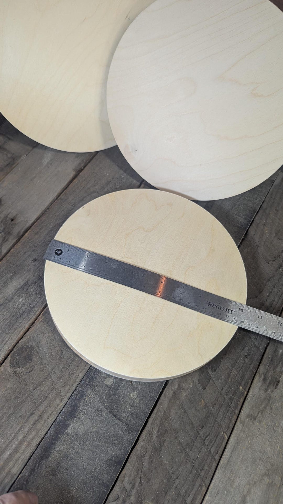 10.25" Wood Circle Disc Plaques, BALTIC BIRCH Wooden Circles, Blank ...