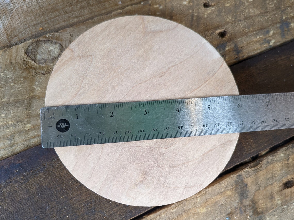 6" Wood Circle Disc Plaques, BALTIC BIRCH Wooden Circles, Unfinished ...