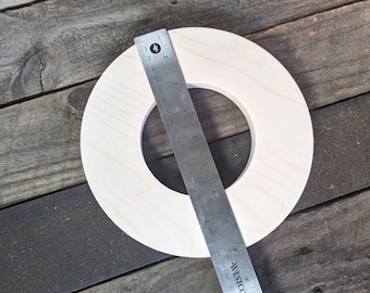 30" Wood Circle Ring With 24" Center Hole, BALTIC BIRCH Wooden Circles ...