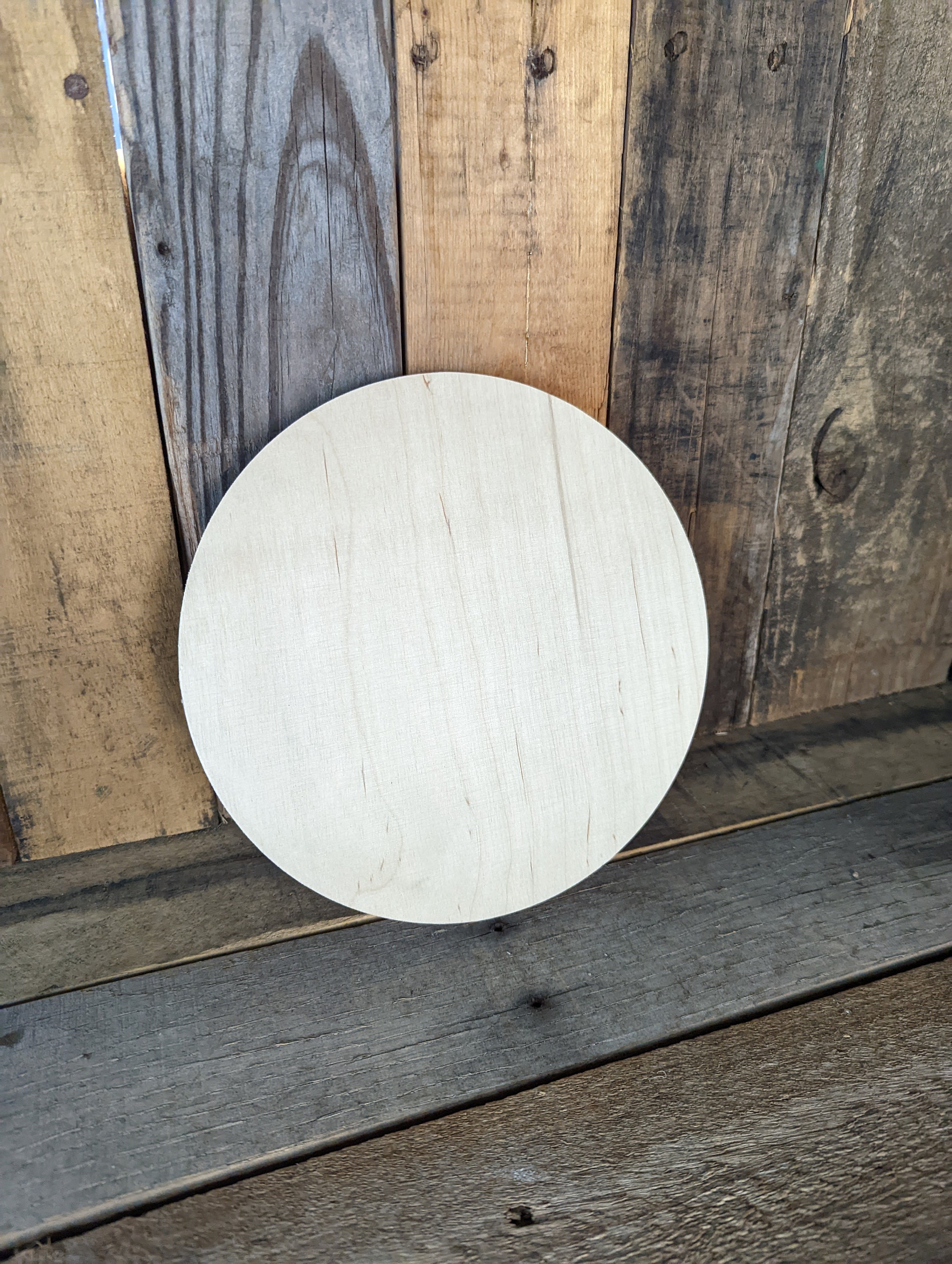 8 Wood Circle Disc Plaques BALTIC BIRCH Wooden Circles - Etsy