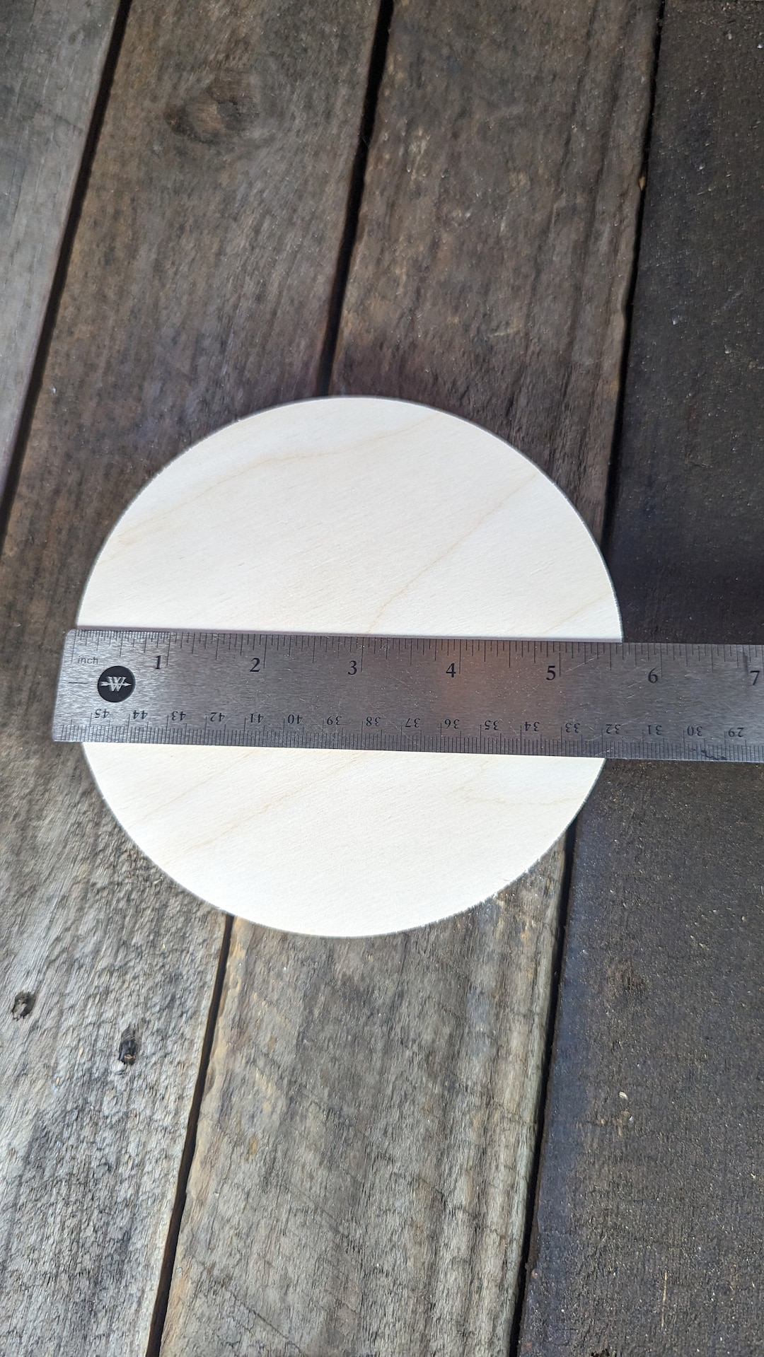 5.625" (5 5/8") Wood Circle Disc Plaques, BALTIC BIRCH - Wooden Circles ...