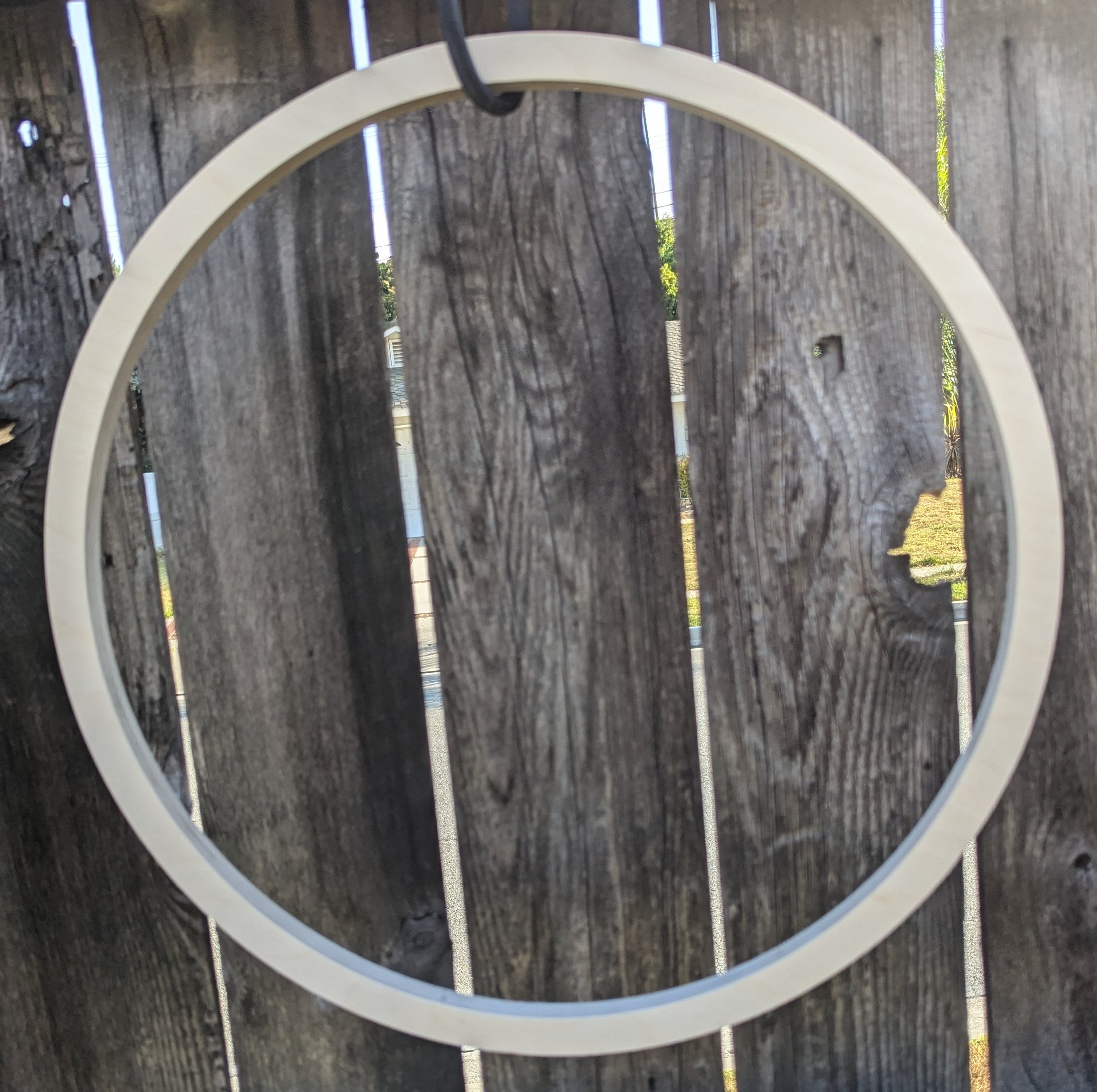 18" Wood Donut Ring With 16.5" Center Hole, BALTIC BIRCH Wooden Circle ...