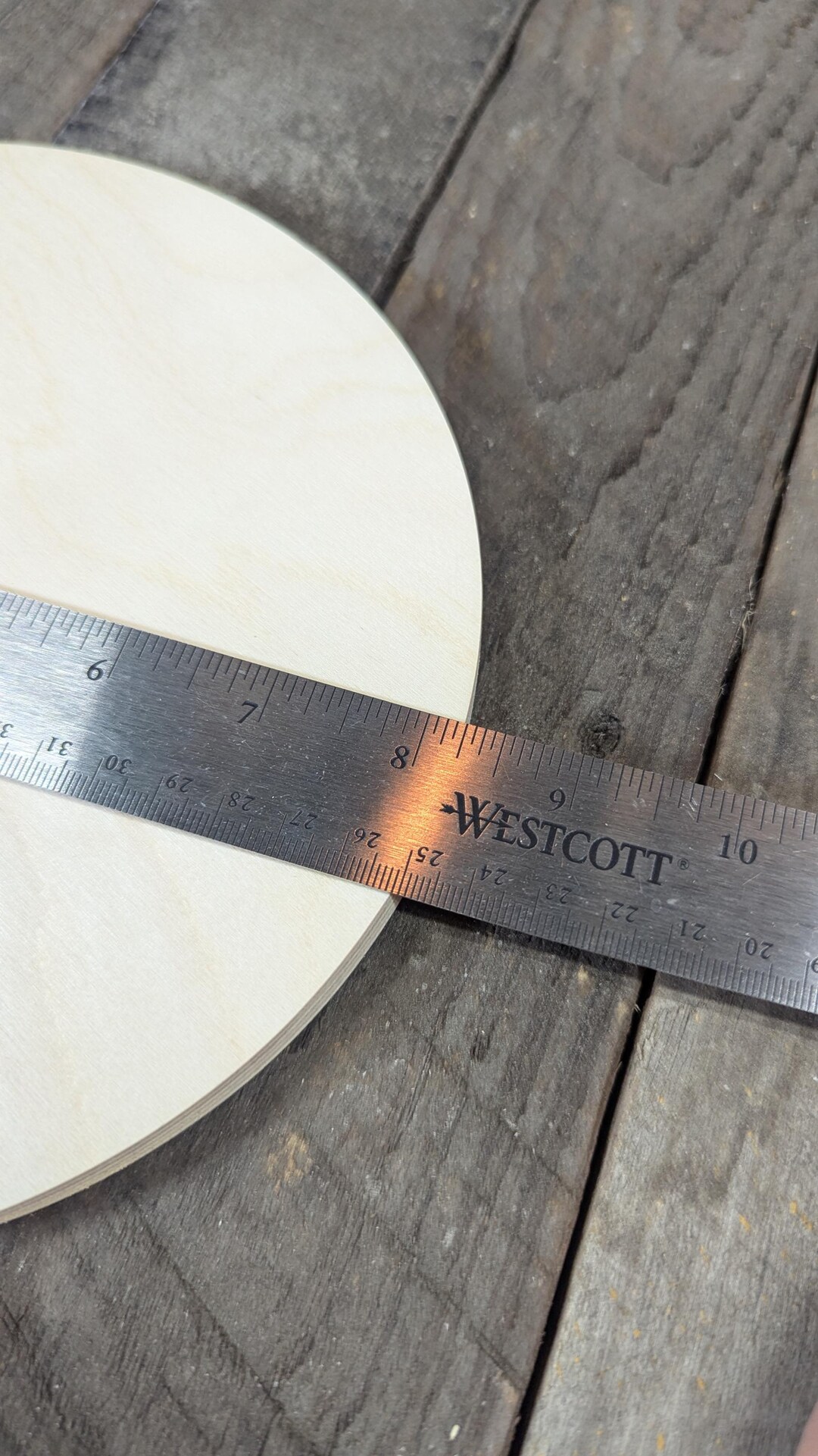 8.25" Wood Circle Disc Plaques, BALTIC BIRCH Wooden Circles, Unfinished ...