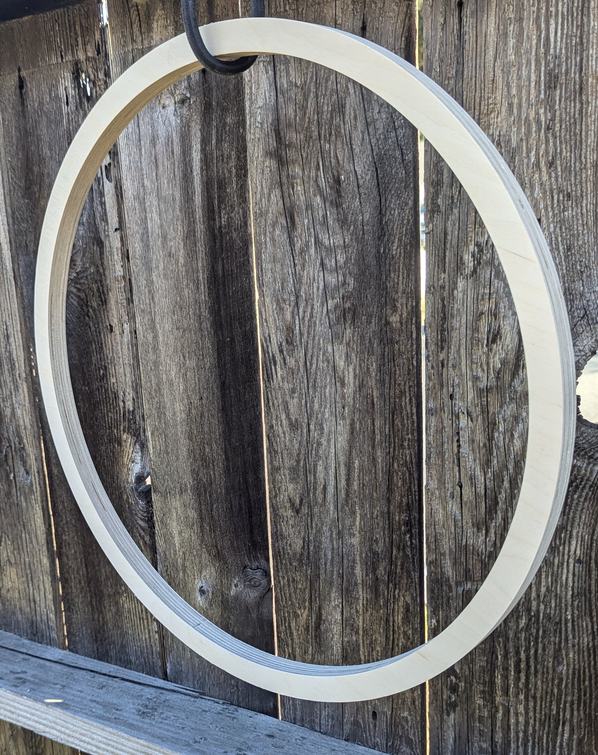18" Wood Donut Ring With 16.5" Center Hole, BALTIC BIRCH Wooden Circle ...