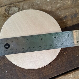 4.5" (4 1/2") Wood Circle Disc Plaques, BALTIC BIRCH - Wooden Circles ...