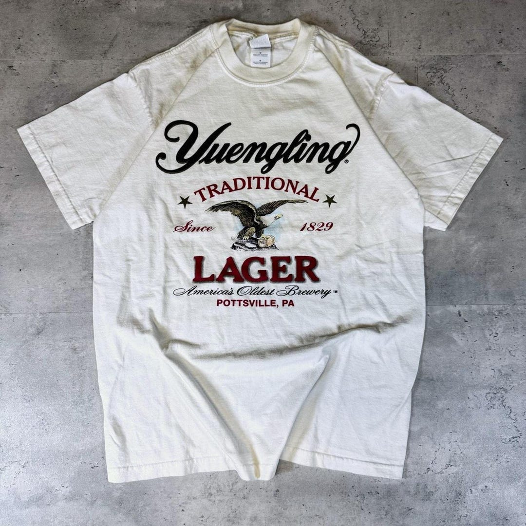 Vintage Y2K Yuengling Traditional Lager Brewery T Shirt • Medium - Etsy