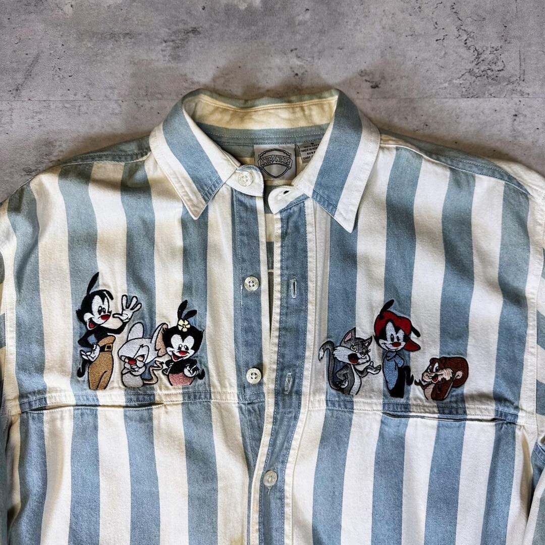 Vintage 90s Animaniacs Faded Button Down Shirt Small, Runs Big - Etsy