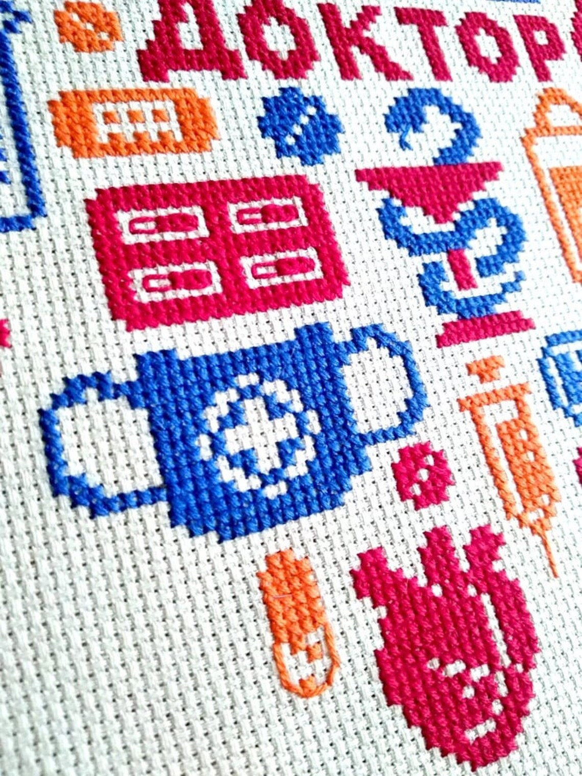 Cross stitch pattern doctor medicine xstitch sampler primitive - Etsy ...