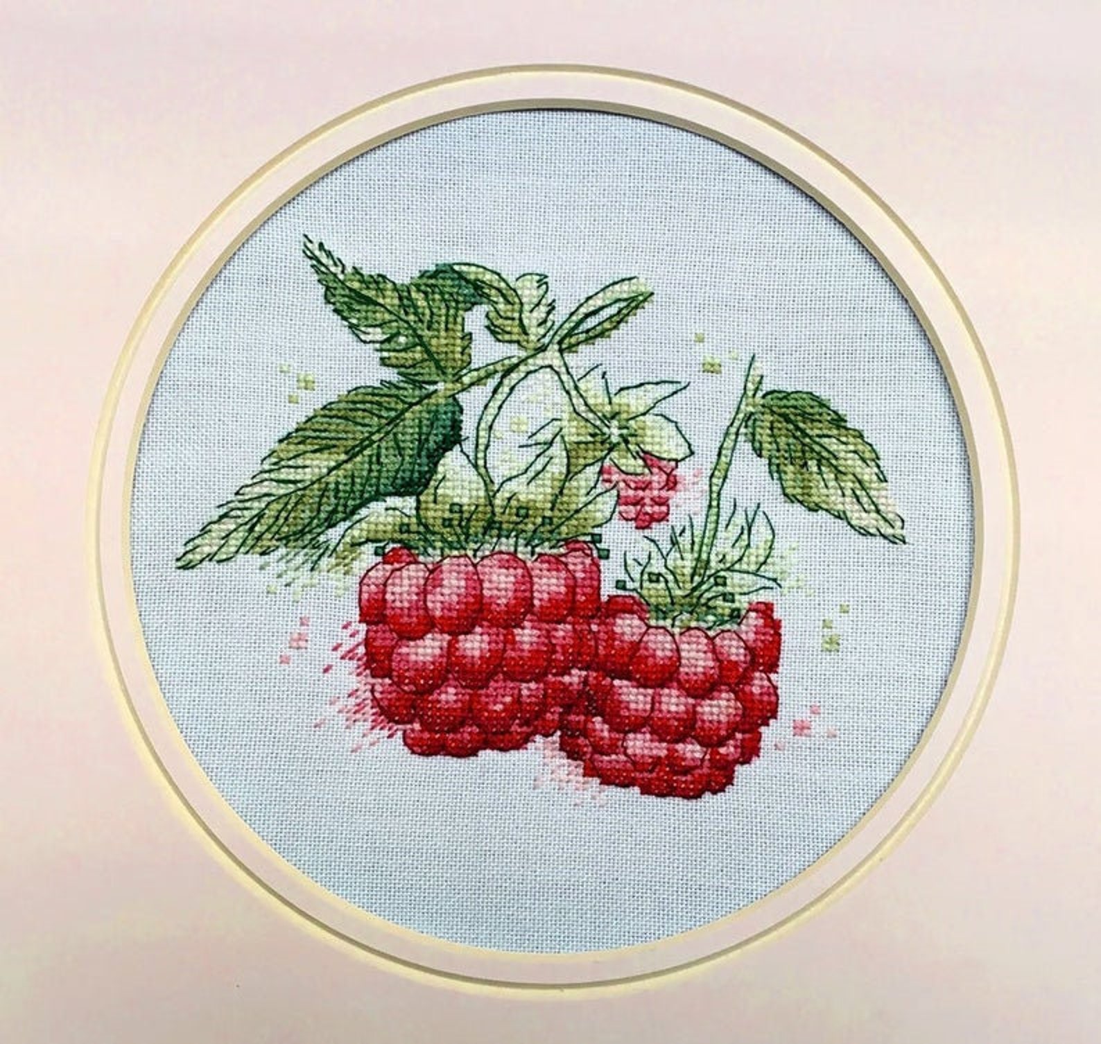 Cross Stitch Pattern Raspberry PDF Instant Download Modern - Etsy