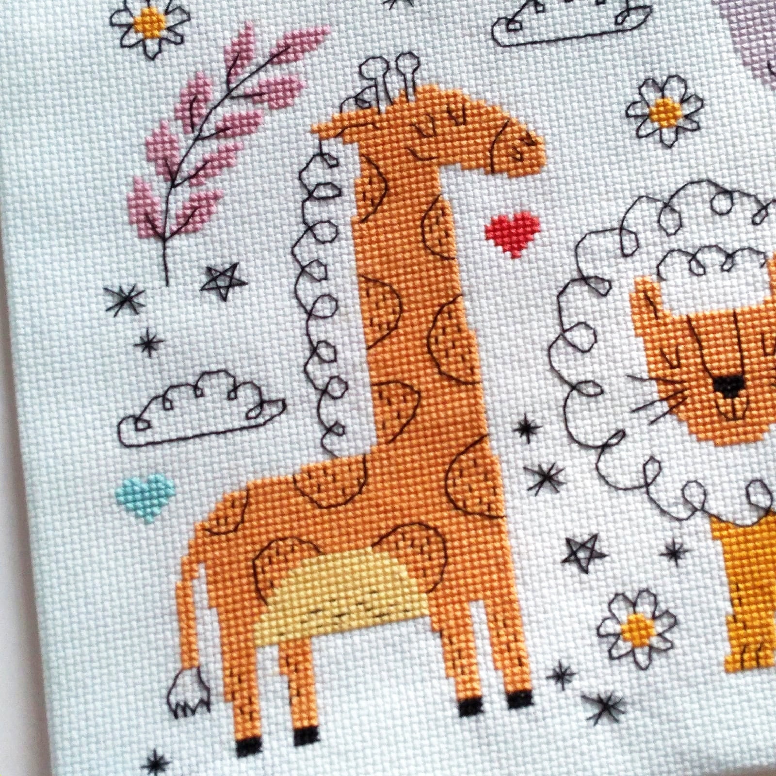 Cross Stitch Pattern Simple Animals Xstitch Funny Cute Child - Etsy