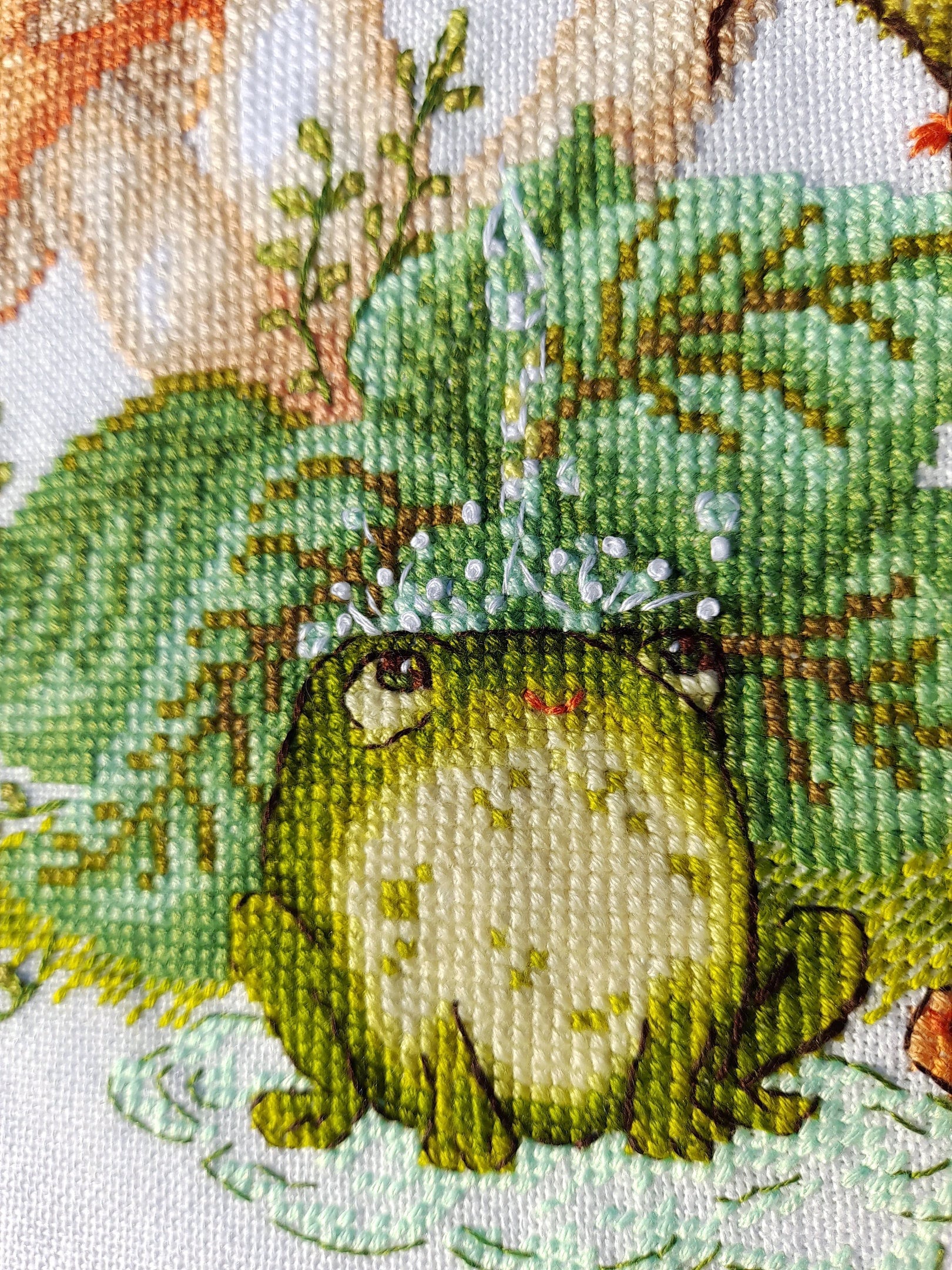 Cross Stitch Pattern Elf Toad Washing Pattern PDF Instant - Etsy
