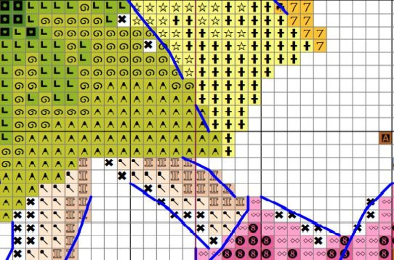 Cross Stitch Pattern Umbrella Rainbow Xstitch Child PDF - Etsy