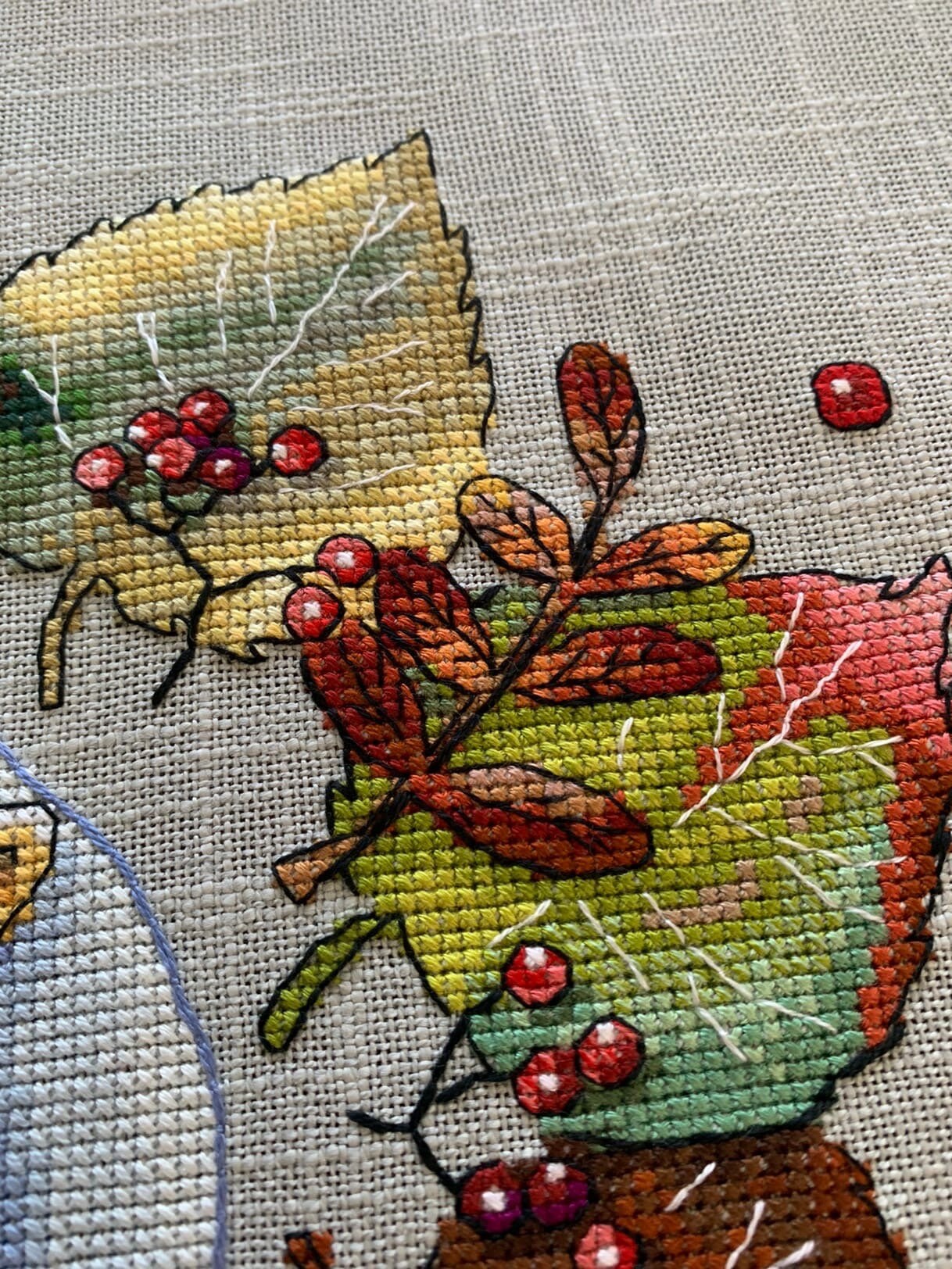 Cross Stitch Pattern Mittens Winter Tea Cross Stitch PDF - Etsy