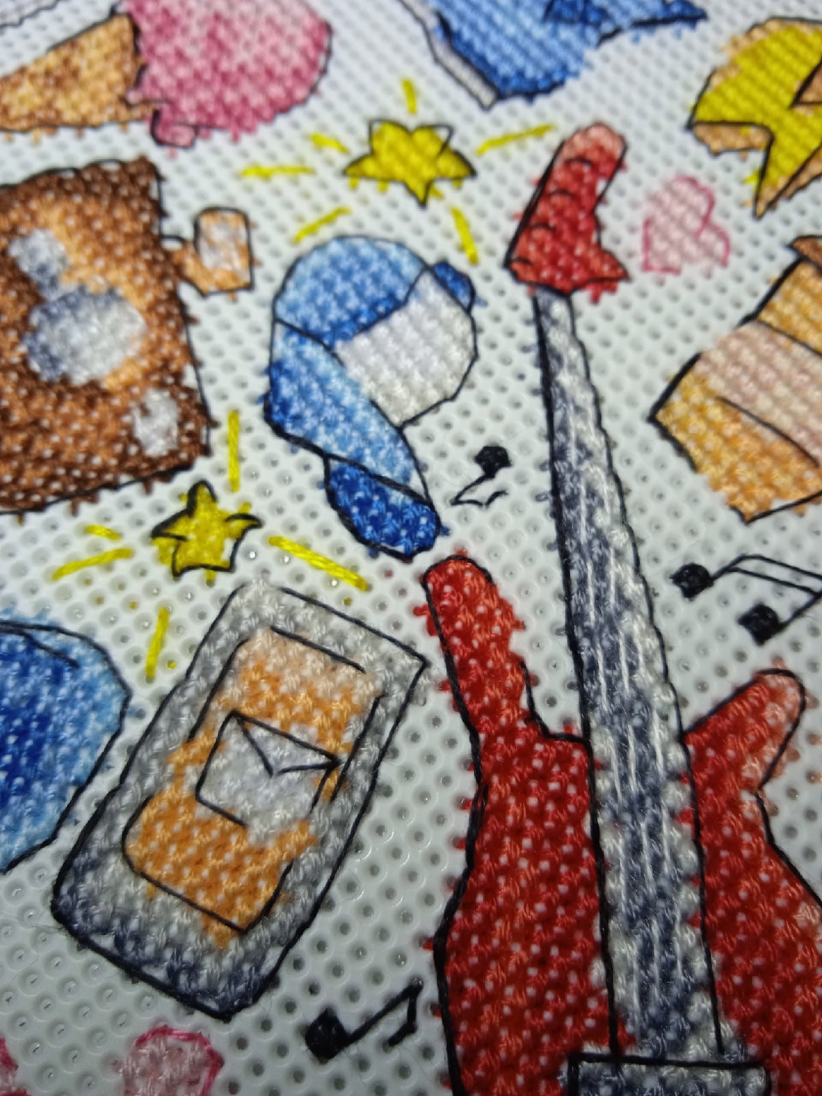Cross Stitch Pattern Youth Sampler Rock Xstitch Teenager Party - Etsy