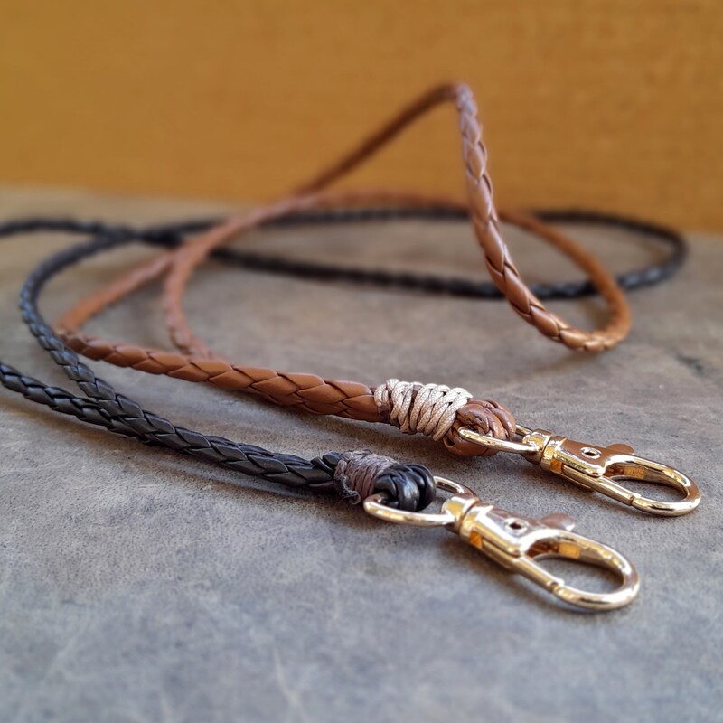 Leather Lanyard - Etsy