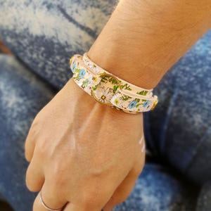 Adjustable Grief Bracelet, Handmade Leather Widow Bracelet, Wear a Ring ...