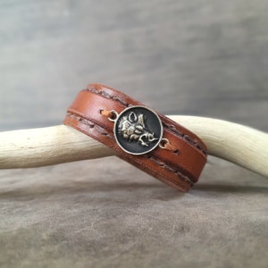 Boar Wild Hog Bracelet, Greek Mythology, Men Leather Bangle, Gift for ...