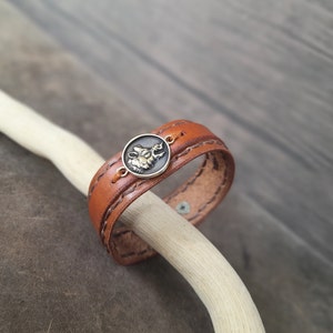 Boar Wild Hog Bracelet, Greek Mythology, Men Leather Bangle, Gift for ...