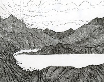 Sierra Nevada Print - Etsy