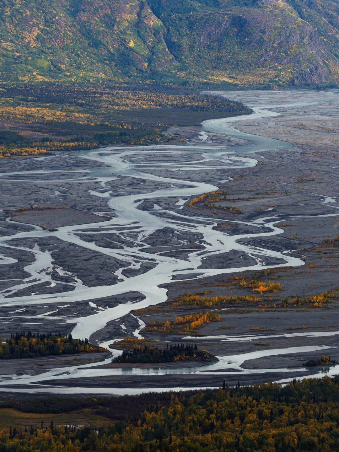 Alaska Autumn River Fine Art Print, Landscape Photography Print, Palmer ...