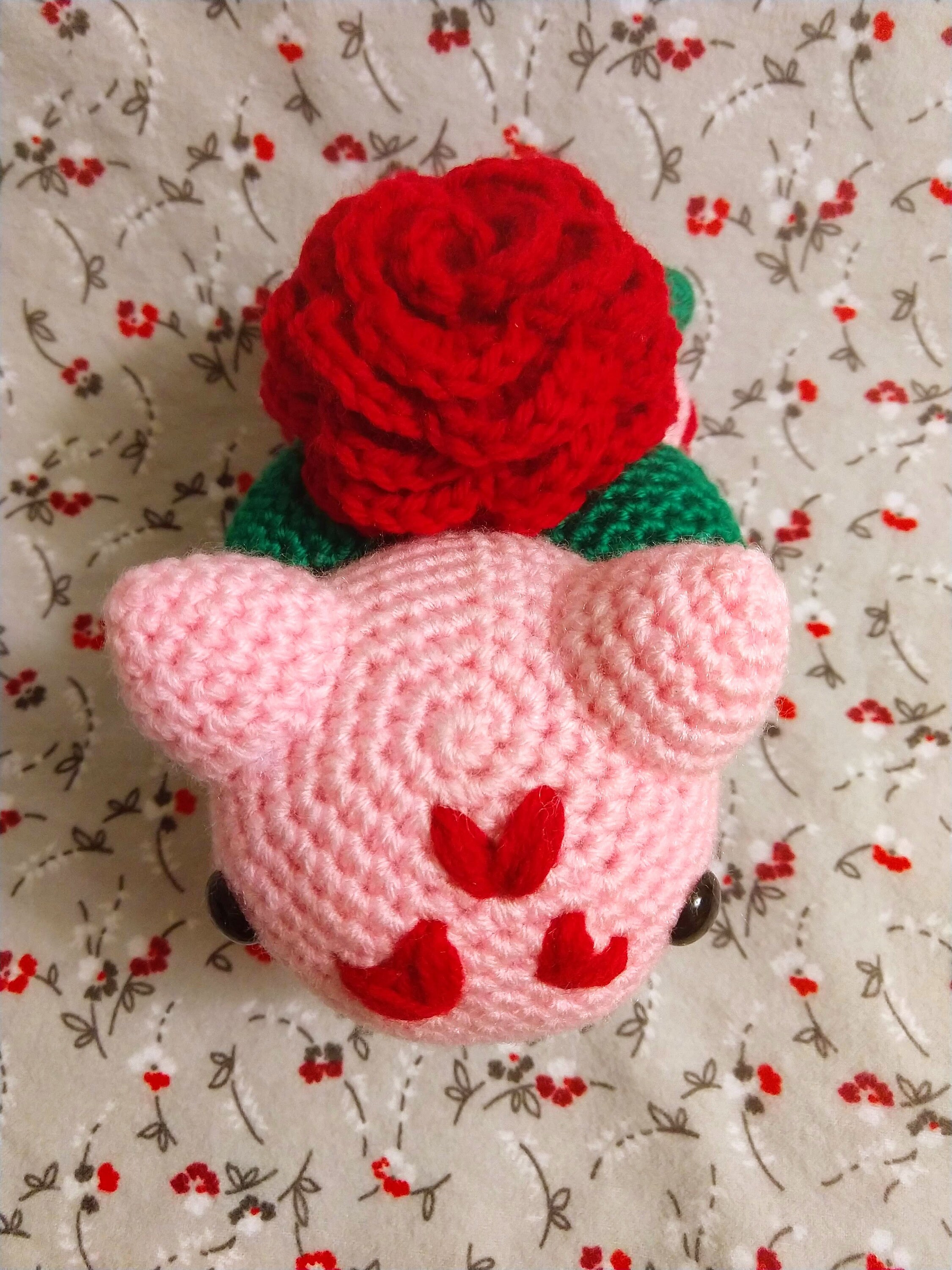 Rose Bulbasaur Inspired Amigurumi Crochet Plush - Etsy