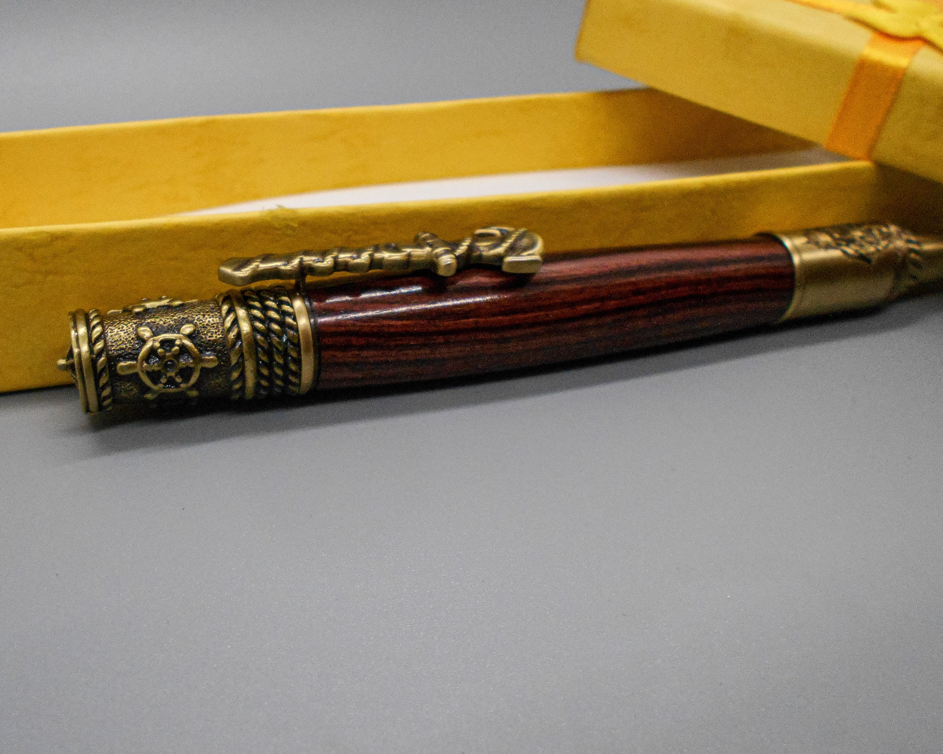 NAUTICAL BALLPOINT PEN - Wooden Nautical Pen - Kingwood Pen - Father ...