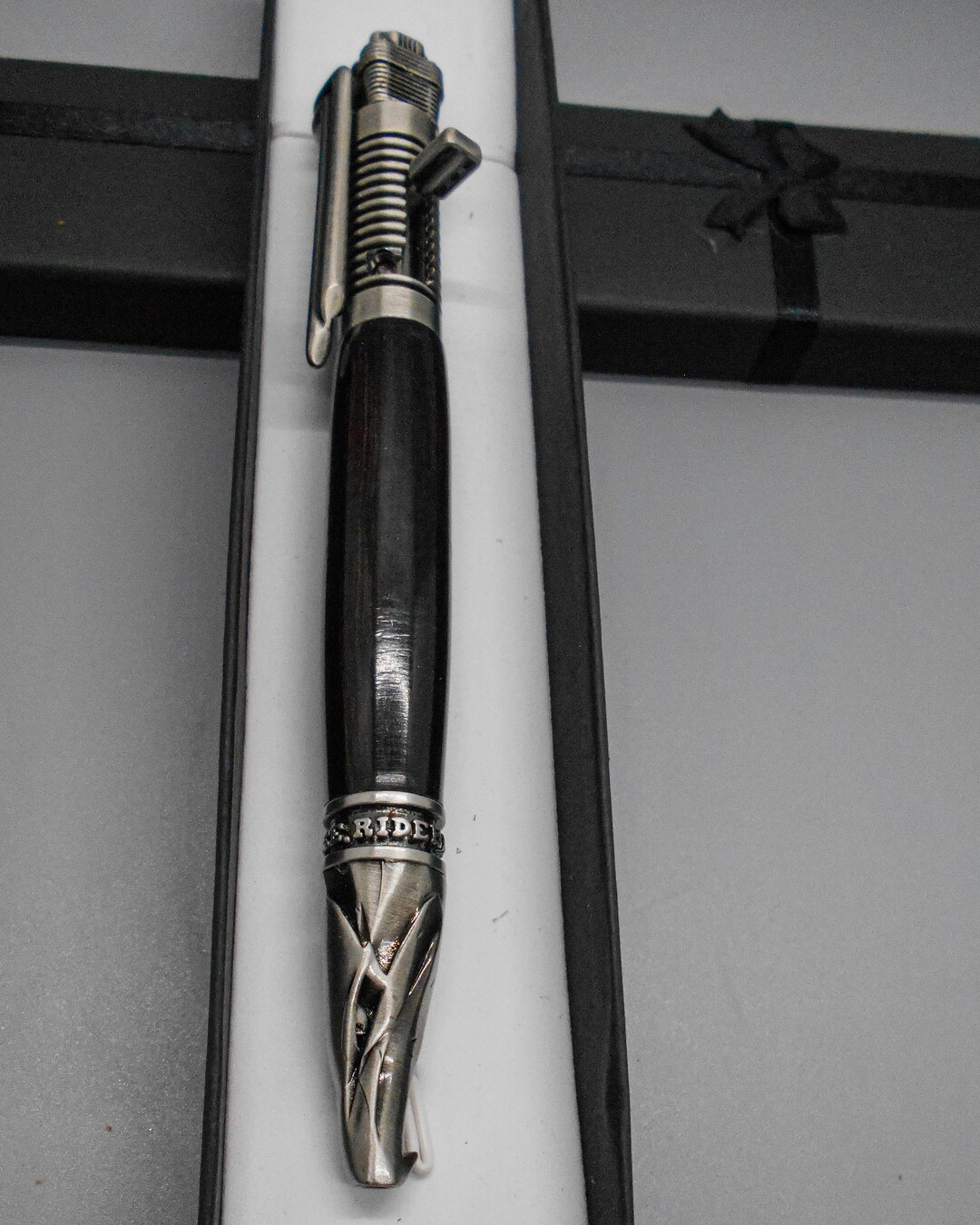 AFRICAN BLACKWOOD PEN - Motor Cycle Pen - Pen for Rider - Black Wood ...