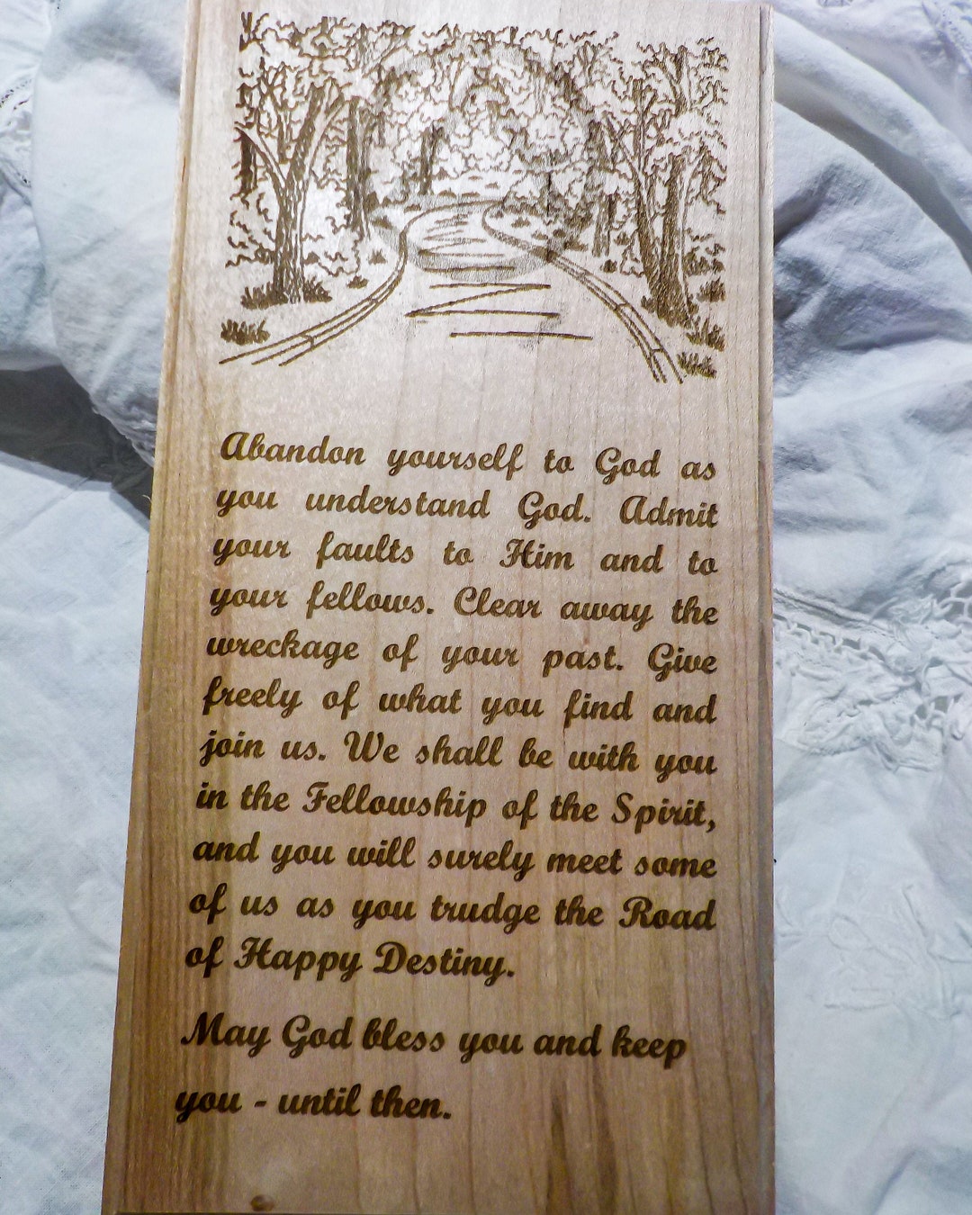 AA Plaque - Page 164 - Trudge the Road of Happy Destiny - Recovery Gift ...