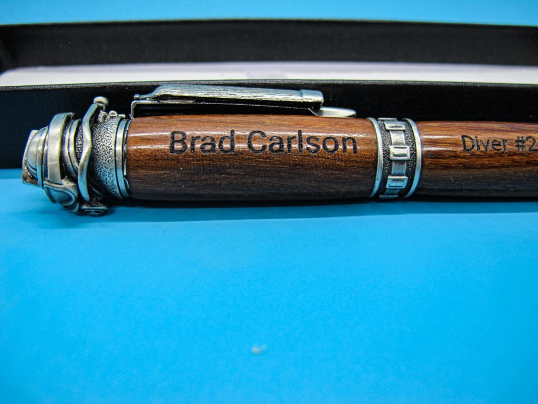Personalized SCUBA Diver Pen From Salvaged Ship - Etsy