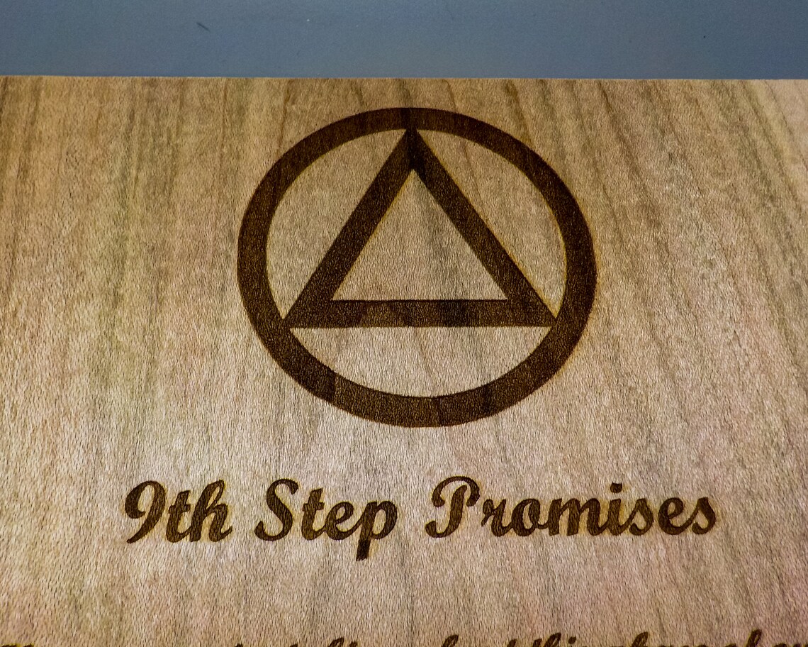 AA Ninth Step Promises Plaque | Etsy
