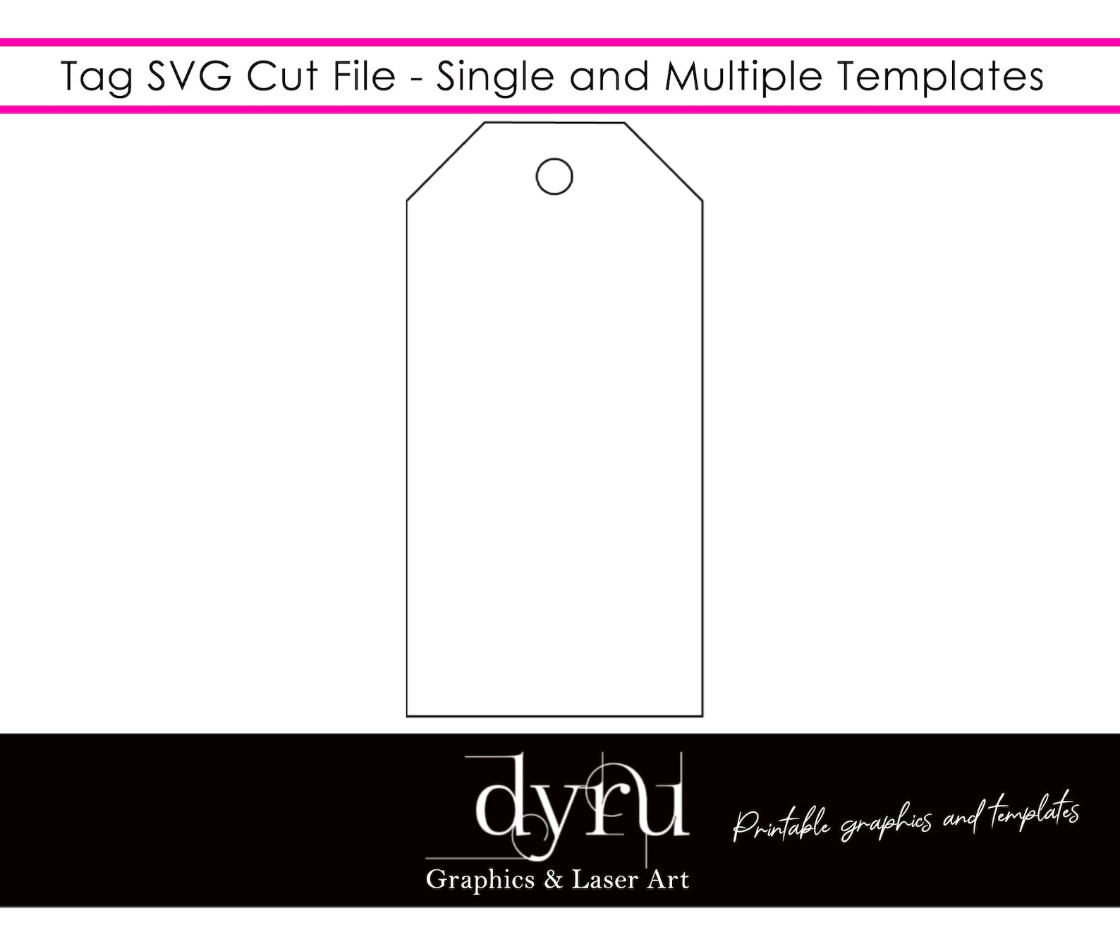 Blank Gift Tag Template, SVG Label Cut File (digital Download) - Etsy