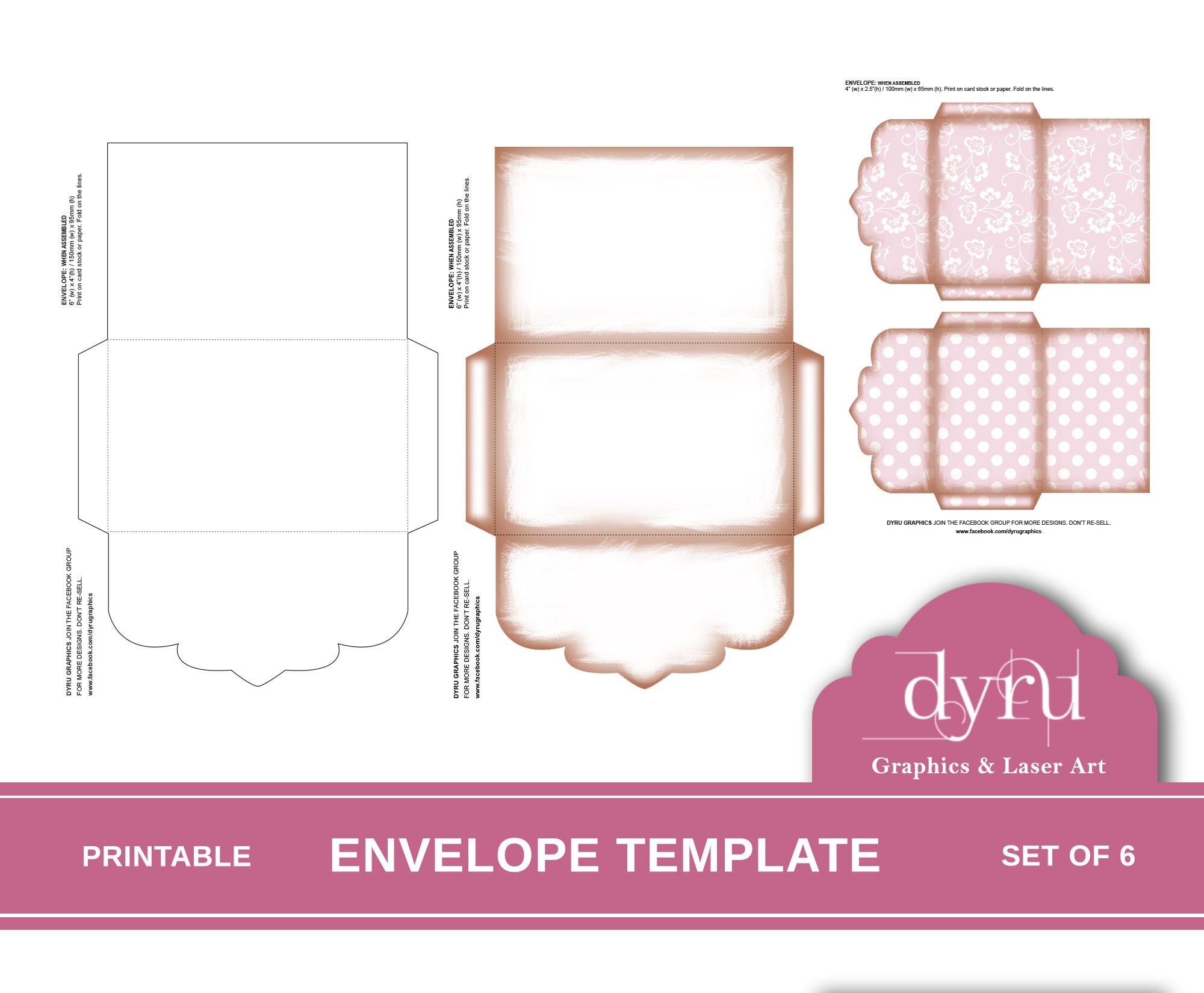 Printable Junk Journal Template, Junk Journal Envelope, Blank Lined ...