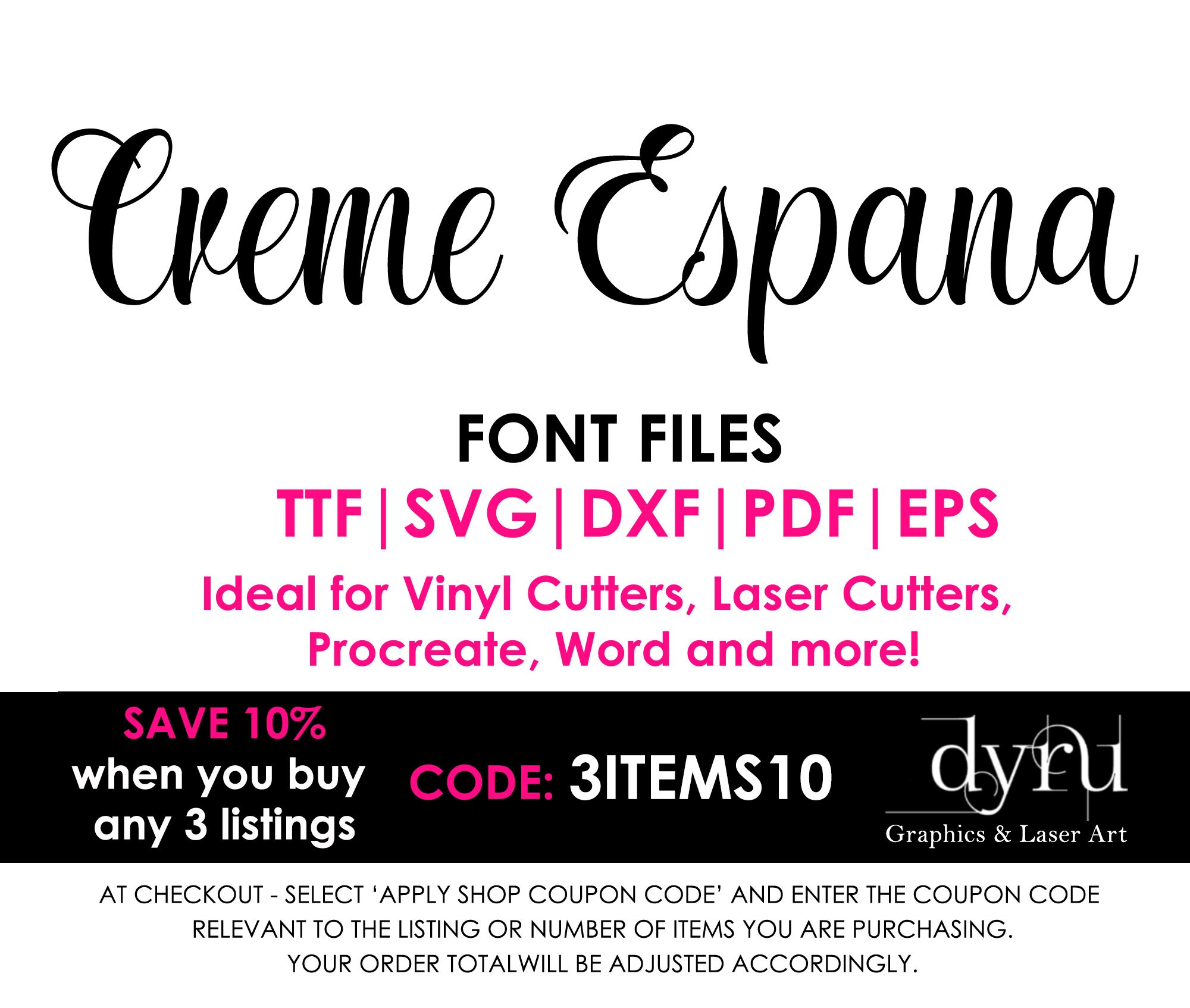 Creme Espana Font SVG Font Cursive Font Script Font - Etsy UK