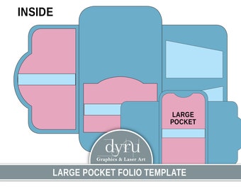 Folio Template, Folio Craft Kit, Folio Kit Junk Journal Printable, Craft Kits, Printable Gift ...