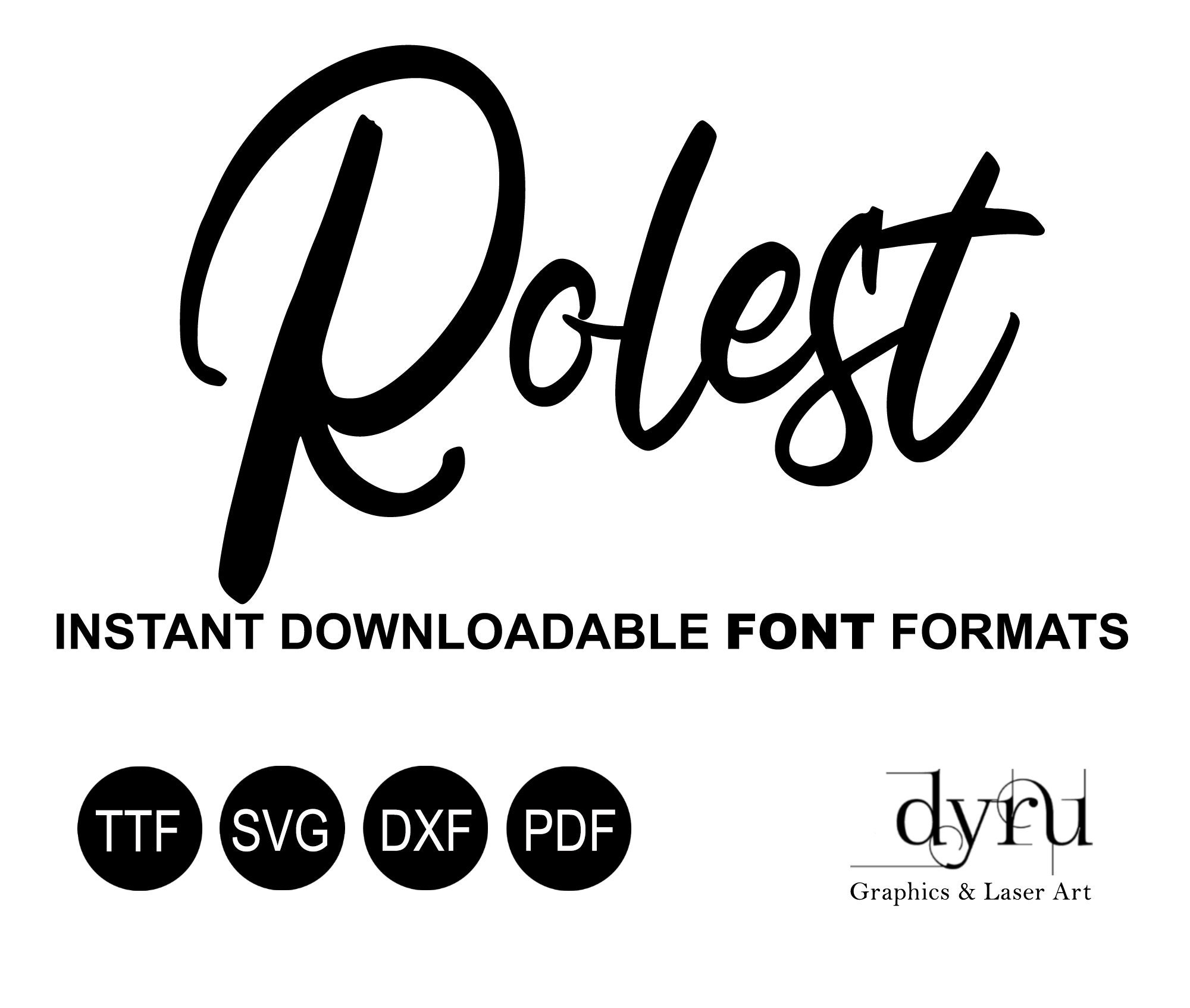 Clip Art & Image Files Scrapbooking Rolest Font SVG Font Cricut DXF ...
