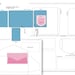 Envelope Folio Template, Waterfall Folio, Fold Out, Folio, Waterfall ...