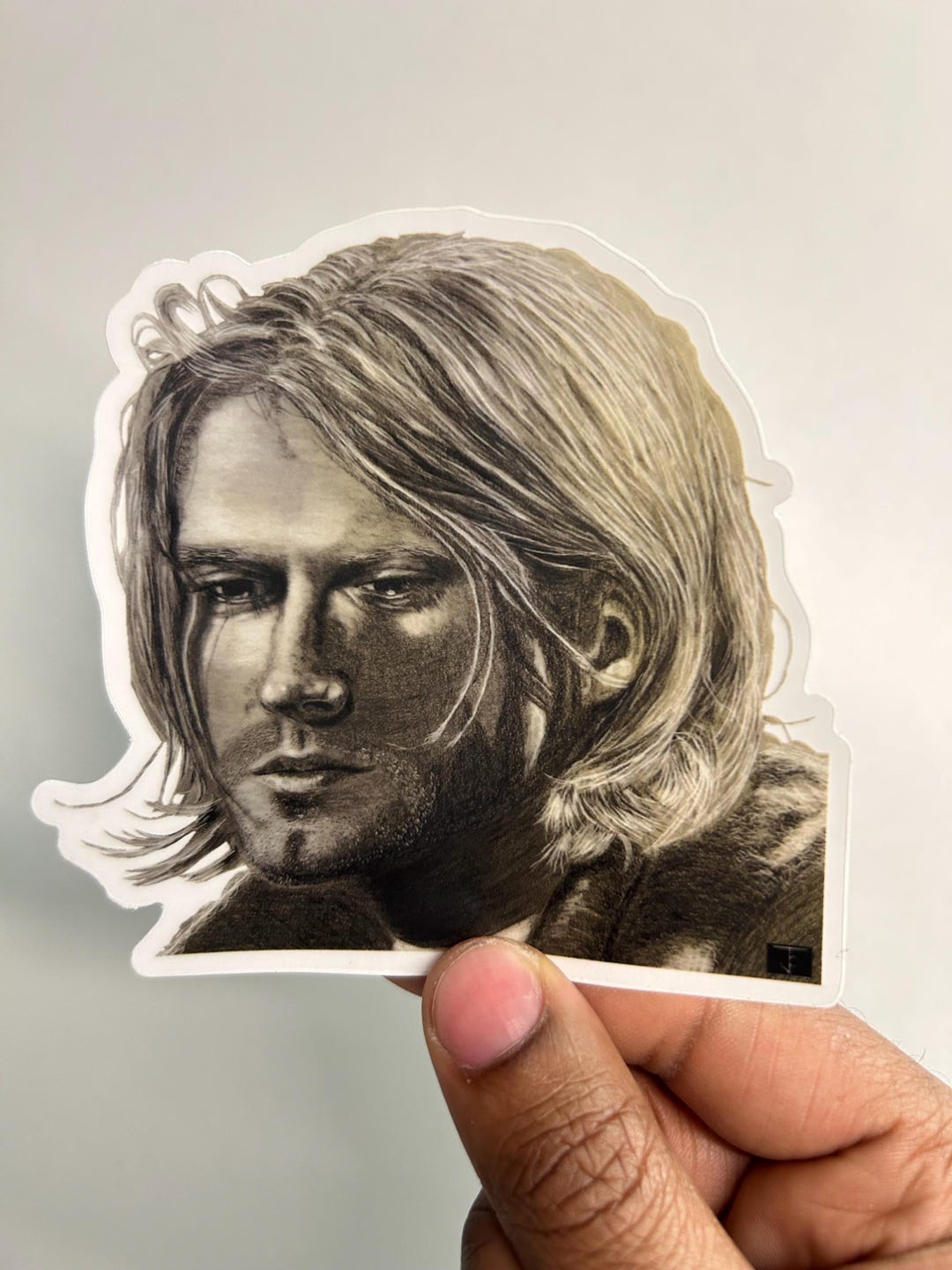Kurt Cobain “unplugged” Sticker - Etsy
