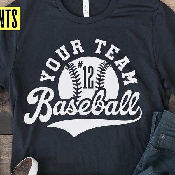 Baseball Swoop Svg - Etsy