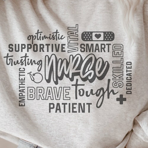 Nurse Word Art Svg Png Eps Dxf Cricut Cut File Nurse Subway - Etsy