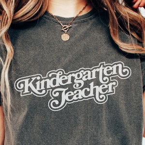 Kindergarten Teacher Svg, Png Dxf Eps, Teacher Shirt, Kinder Crew ...